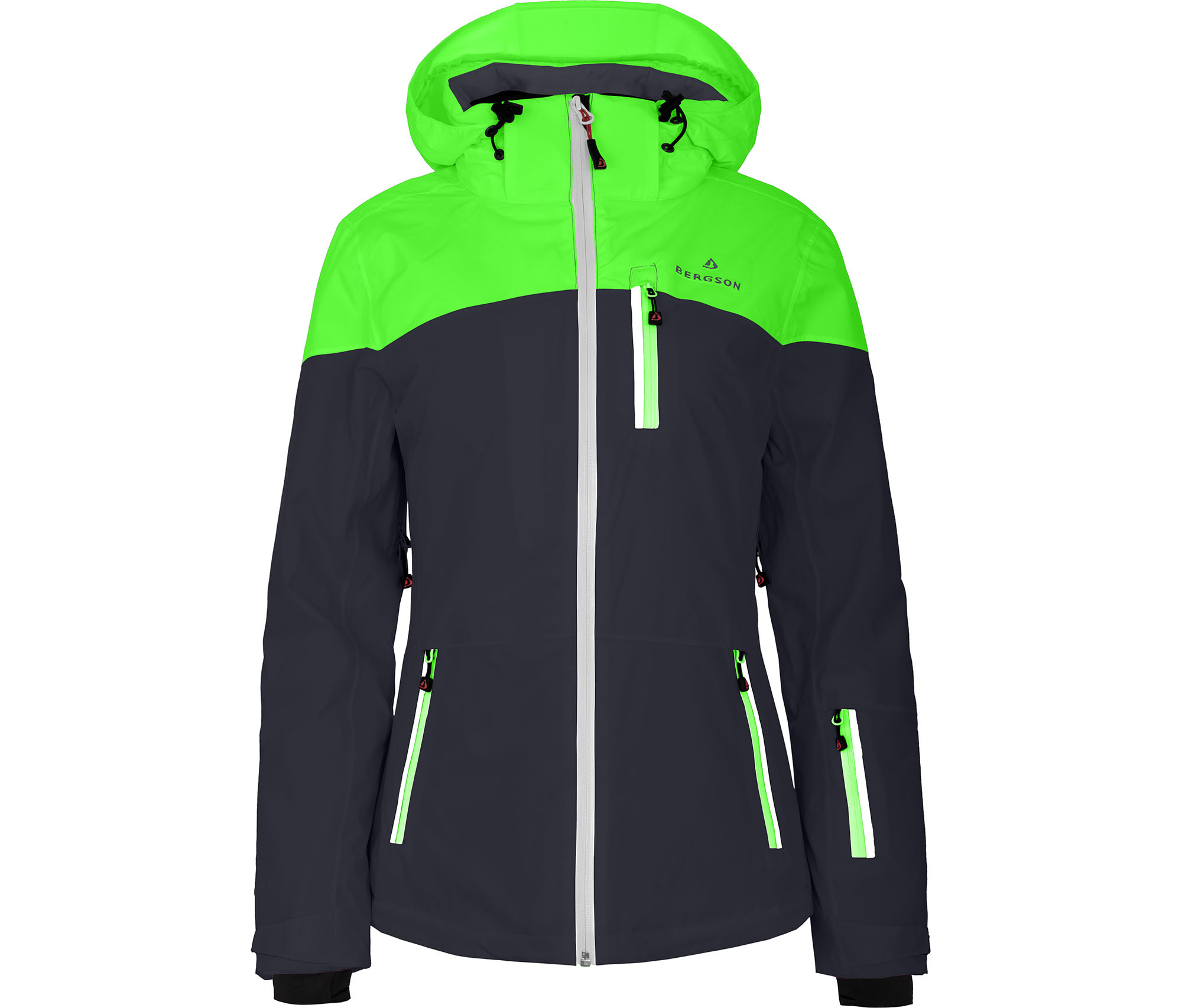 BERGSON NUOLJA Jacke: Bielastisch & Unterarmventilation