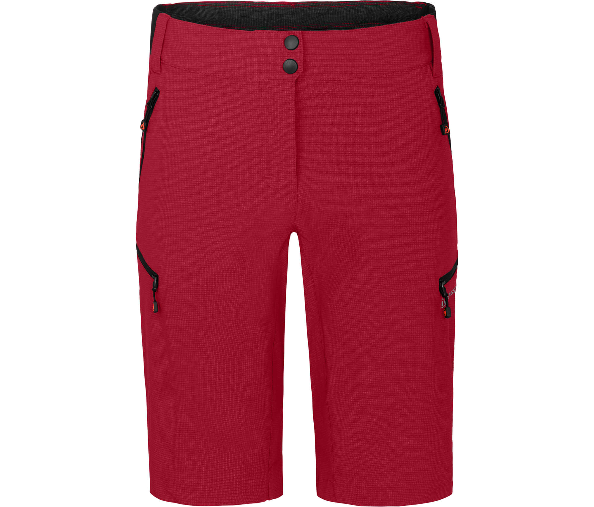 Bergson Valli Bermuda Damen Radshorts Robust Elastisch Rot